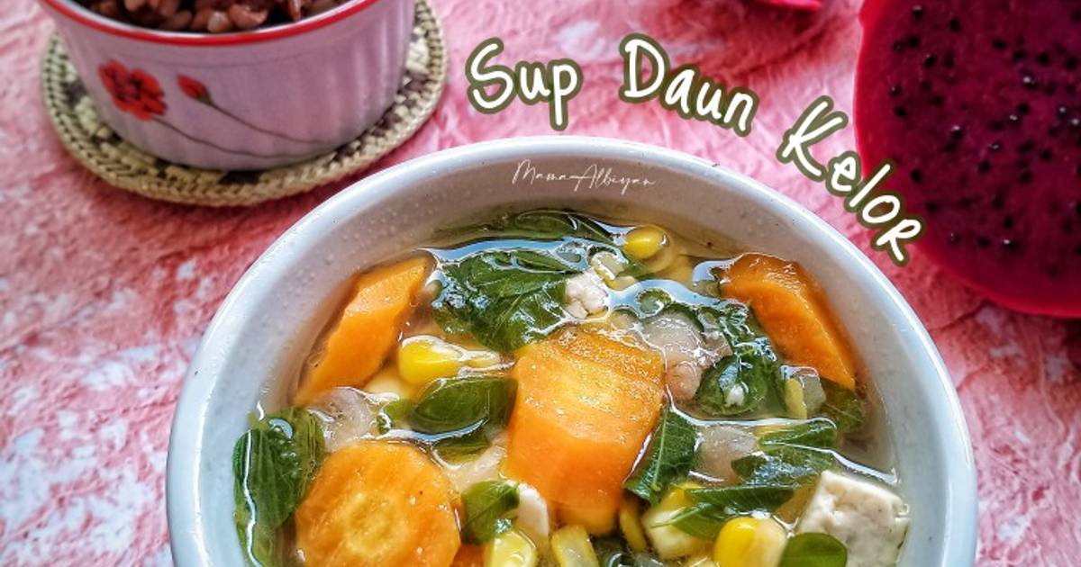 42 resep sup daun kelor enak dan sederhana - Cookpad