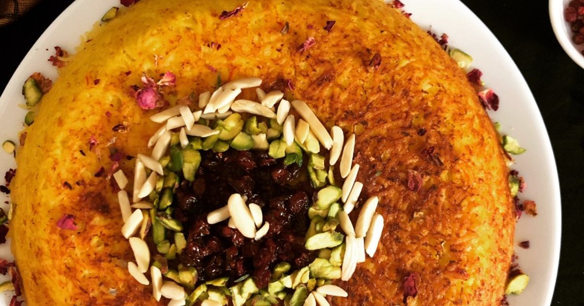 Tahchin (Persian Saffron Rice Cake) Recipe by Bethica Das - Cookpad