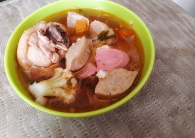 Resep Sop merah segar enak oleh nurul hanifah - Cookpad