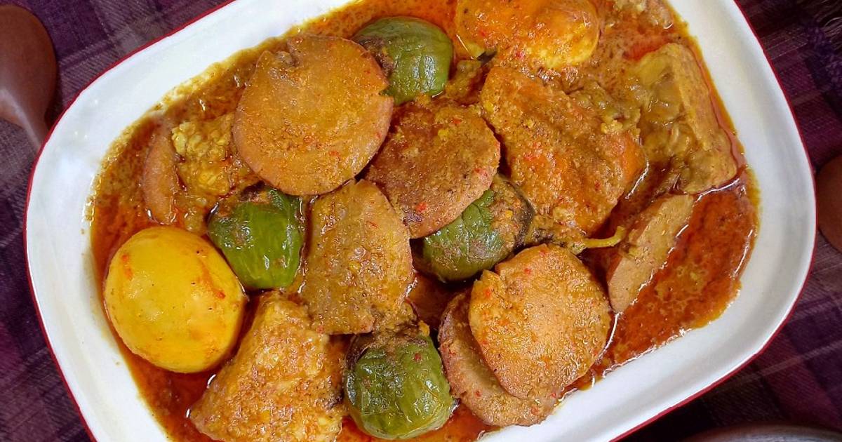 Resep Gulai Jengkol 5T (Tempe Tahu Telur Terong Tetelan) oleh Binti Sae ...