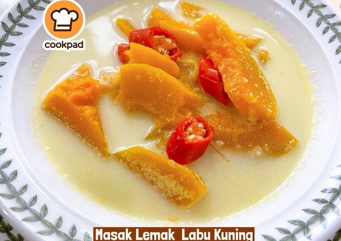 Resipi 👩‍🍳Masak Lemak Labu Kuning oleh Mahadiah - Cookpad
