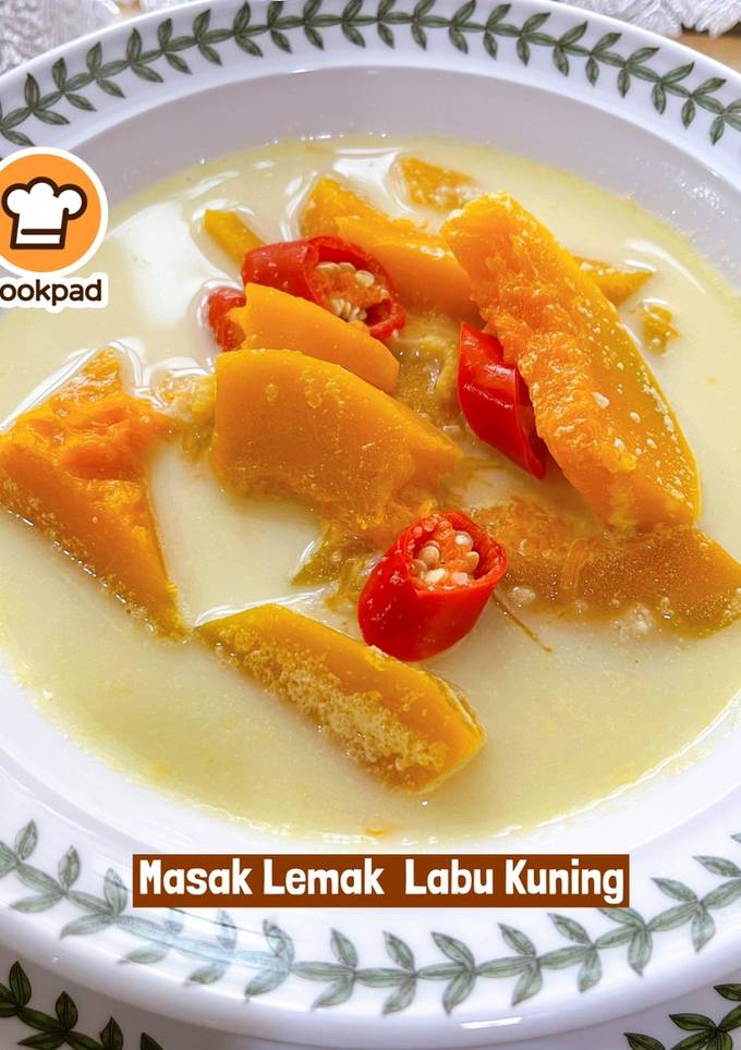 Resipi 👩‍🍳Masak Lemak Labu Kuning oleh Mahadiah - Cookpad