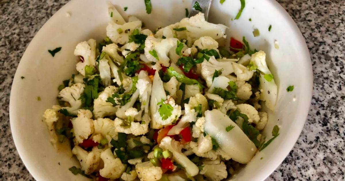 Ceviche de coliflor Receta de Kikue Shima- Cookpad