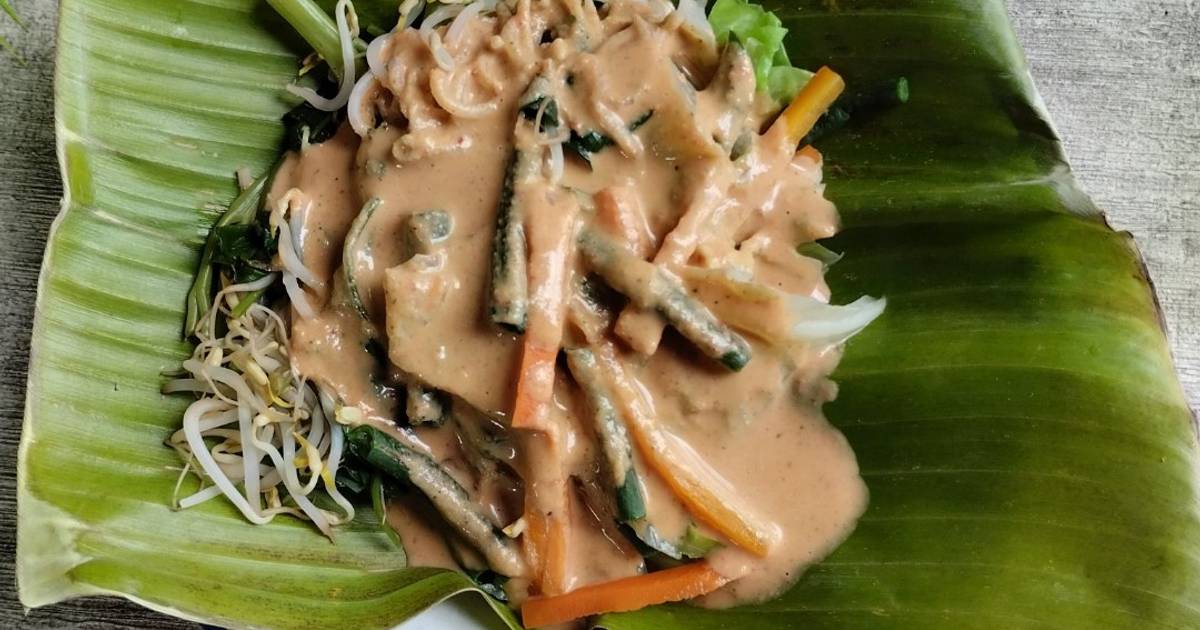 Resep pecel sayur: Sehat, segar, mudah & lezat!