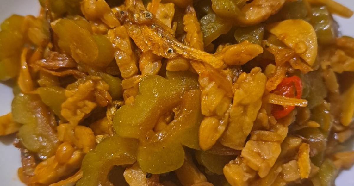 Resep Tumis pare, teri dan tempe oleh Pretty Valentine - Cookpad