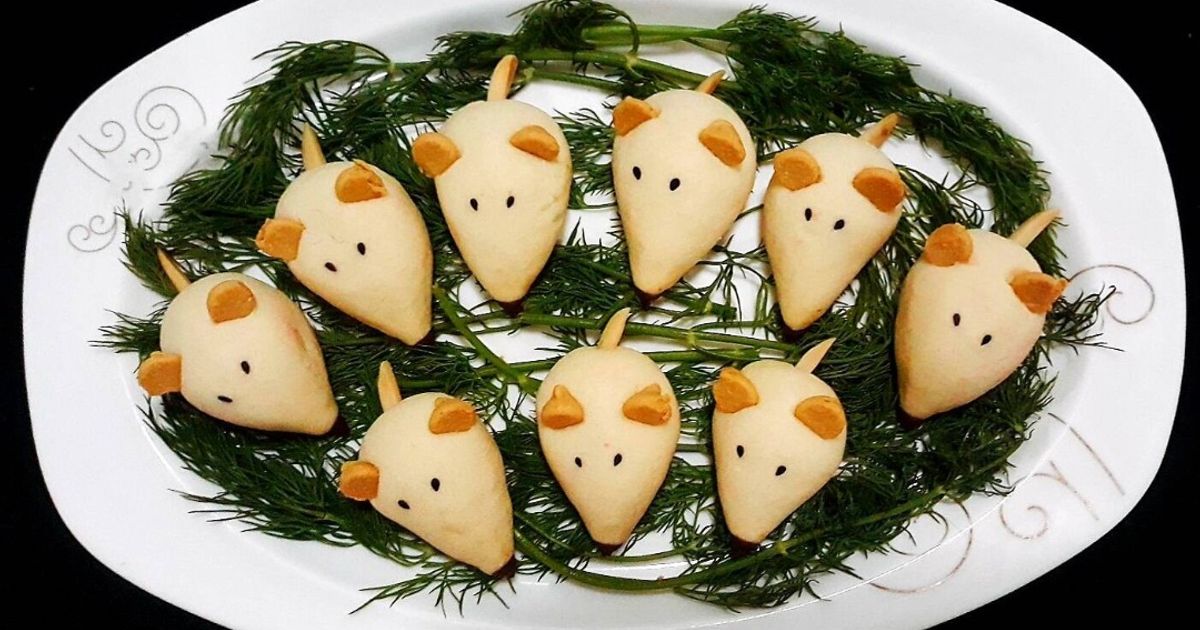สูตร คุกกี้เยอรมันรูปหนู/Rat German Cookies โดย Bambi Cooking - Cookpad