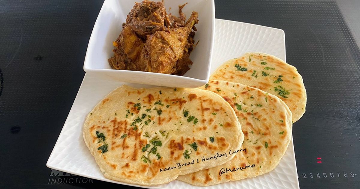 Naan Bread & Hunglay Curry Recipe by Pakprawee - Cookpad