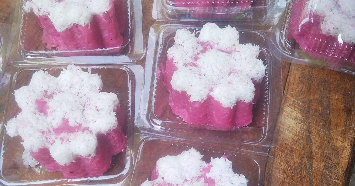 Resep Getuk Telo Buah Naga Sakura (gula merah) oleh Sumarmi Kingking ...