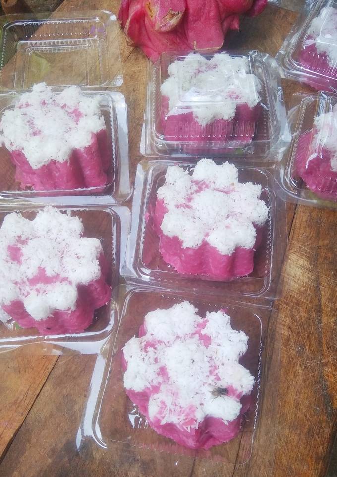 Resep Getuk Telo Buah Naga Sakura (gula merah) oleh Sumarmi Kingking ...