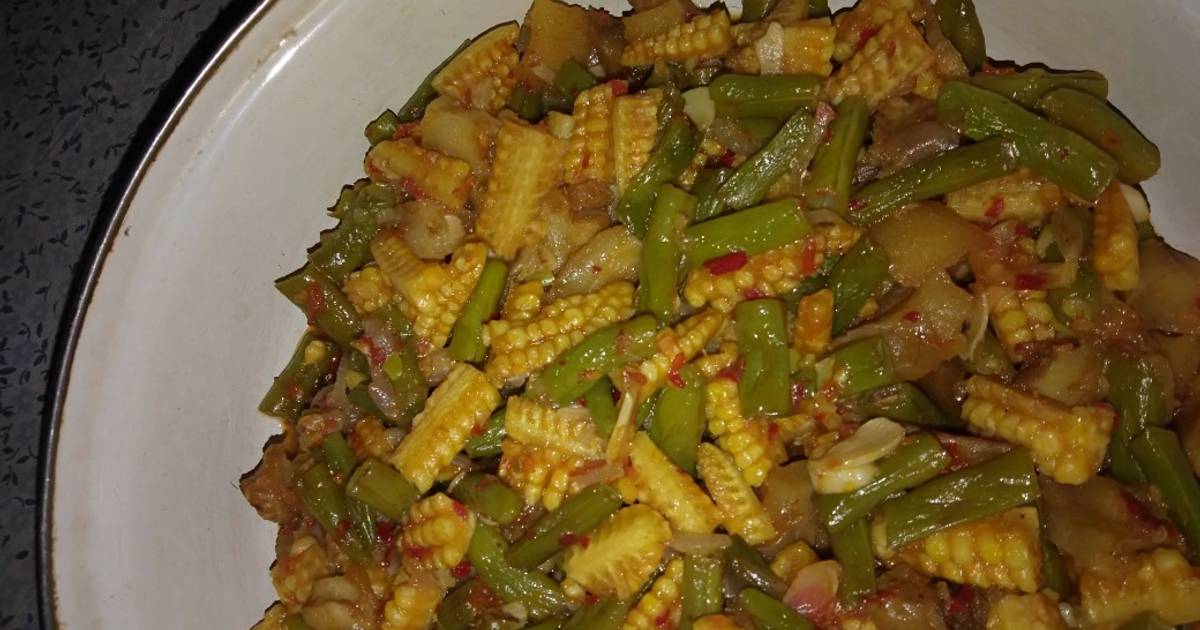 Resep Tumis Kikil dengan Baby Corn dan Buncis oleh Ambar Dian - Cookpad