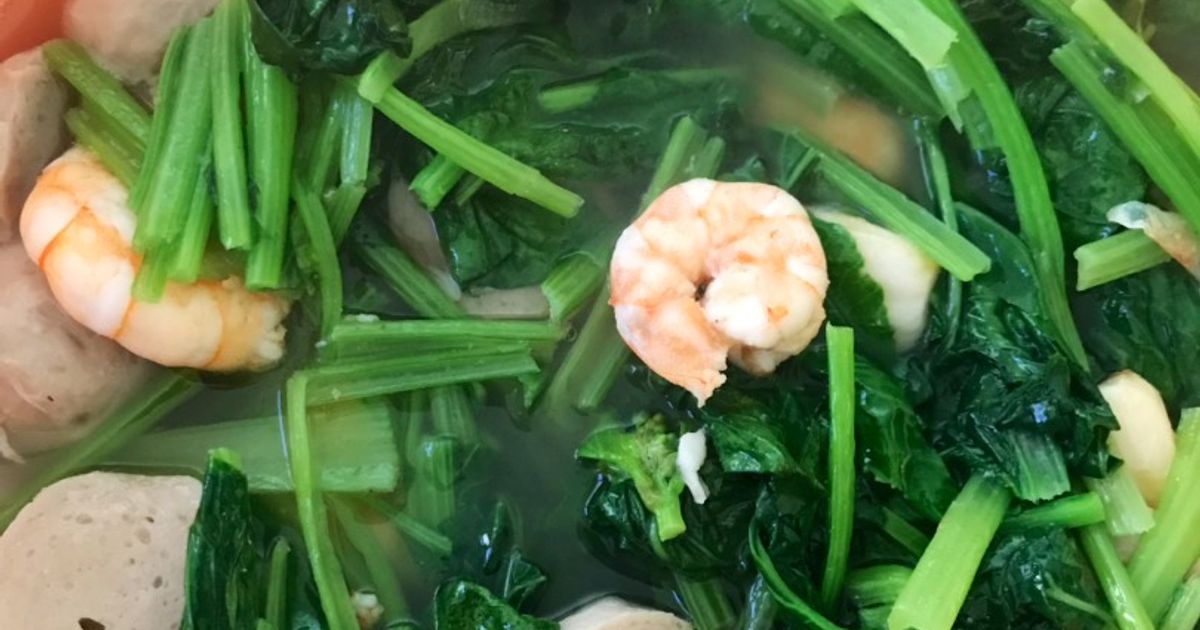 Resep Ca Baby Caisim Udang Bakso oleh Ignatia Sulistya - Cookpad