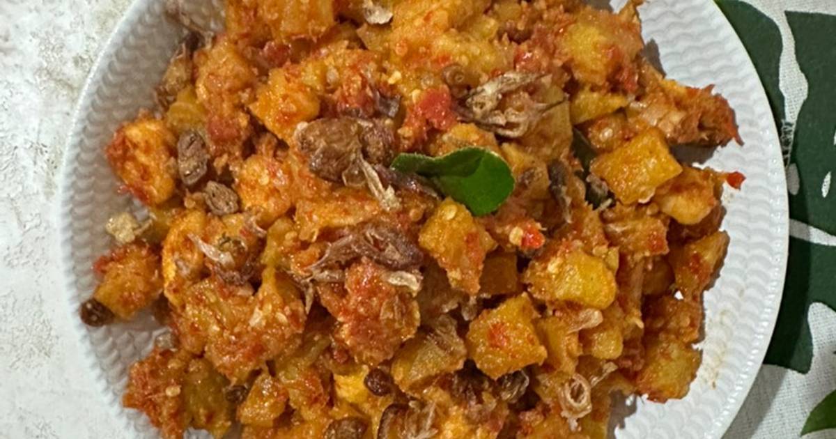 Resep Sambal Goreng Kentang Udang oleh Rini Dwi Astuti - Cookpad
