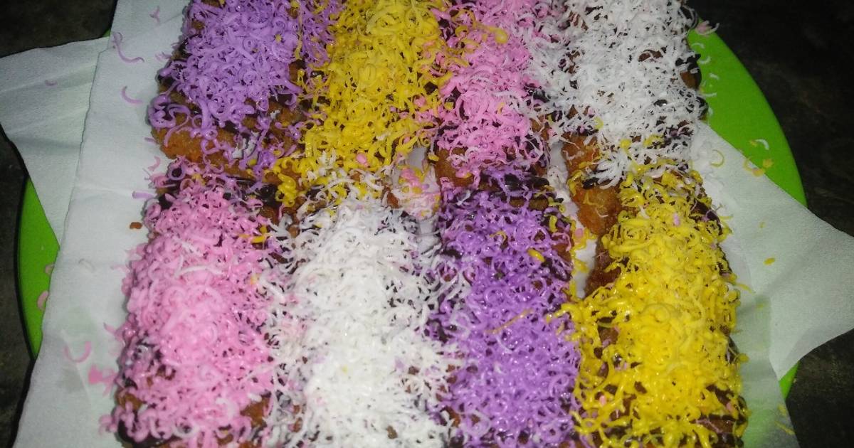 Resep Pisang coklat rainbow oleh Memei Irwanto - Cookpad