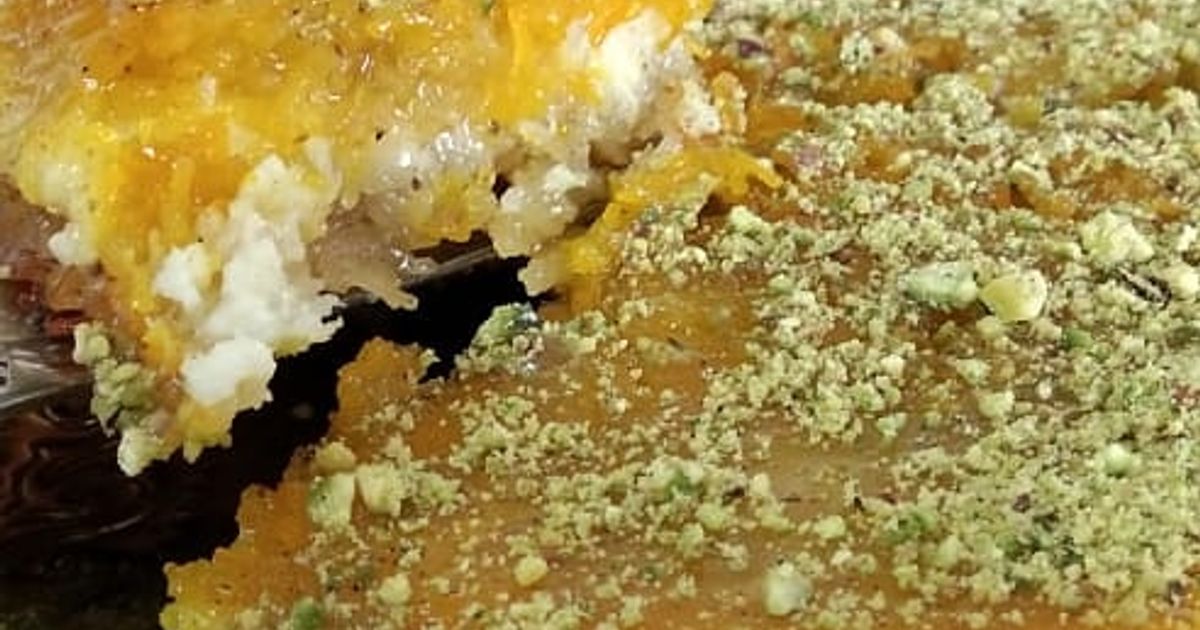 Knafeh Na'ameh (Traditional Palestinian Recipe) Recipe by Kavitha ...