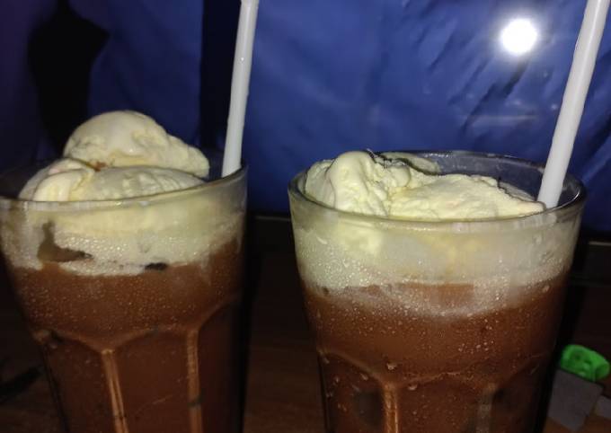 Resep Dark choco float oleh Dee - Cookpad