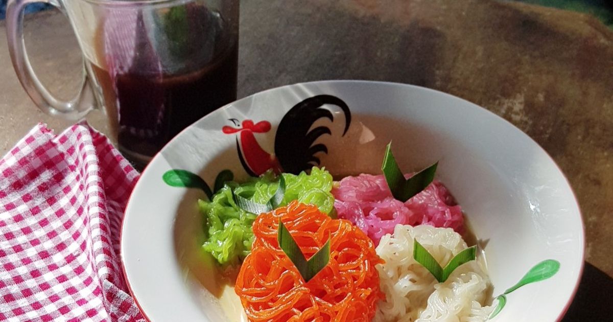 Resep Putu Mayang / Petulo Kuah Kinca oleh Empat Tangan Memasak - Cookpad