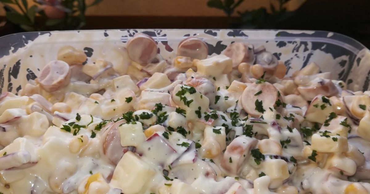 23 egyszerű és finom virsli saláta kukorica recept - Cookpad receptek