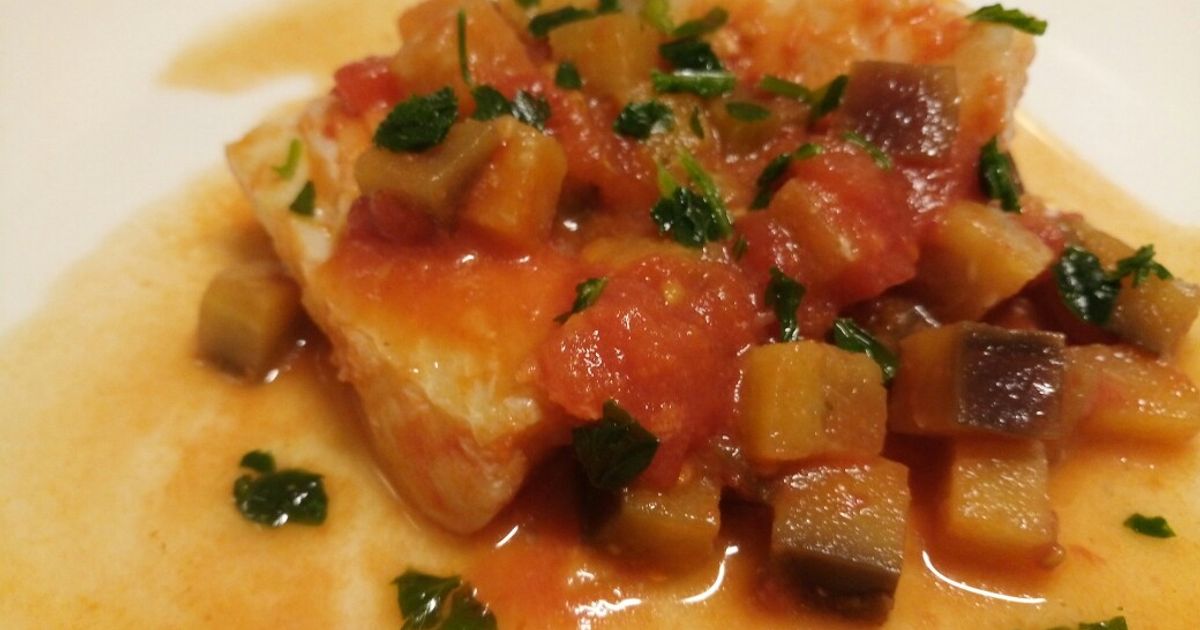 Spicy Cod And Aubergine Stew Baccalà E Melanzana Piccante 🎄 Recipe by ...