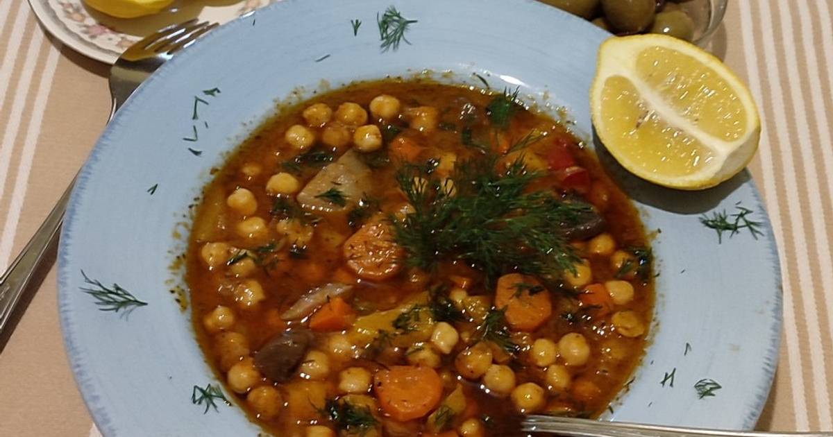 132 εύκολες και νόστιμες σπιτικές συνταγές για ρεβυθια σουπα - Cookpad