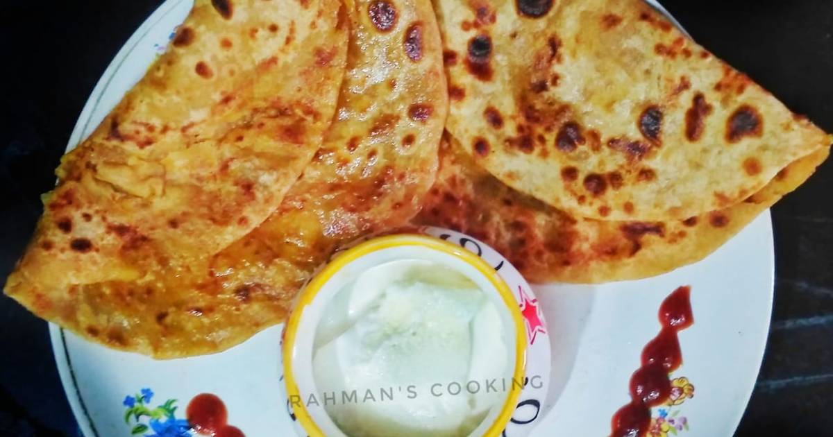 Jhatpat Aloo paratha Recipe by Rahman's Cooking - Cookpad
