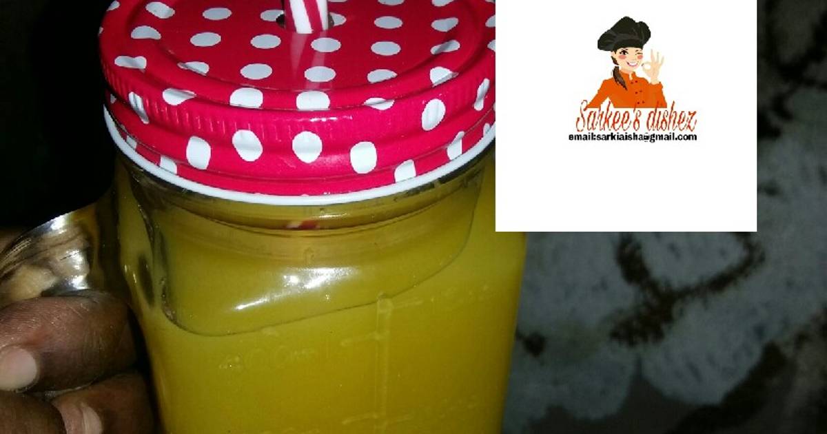 Pineapple and ginger juice Recipe by Ayshah Sarky - Cookpad