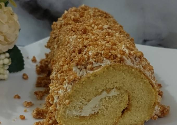 Resep Mocca Nougat Roll oleh Tirza Kartika - Cookpad