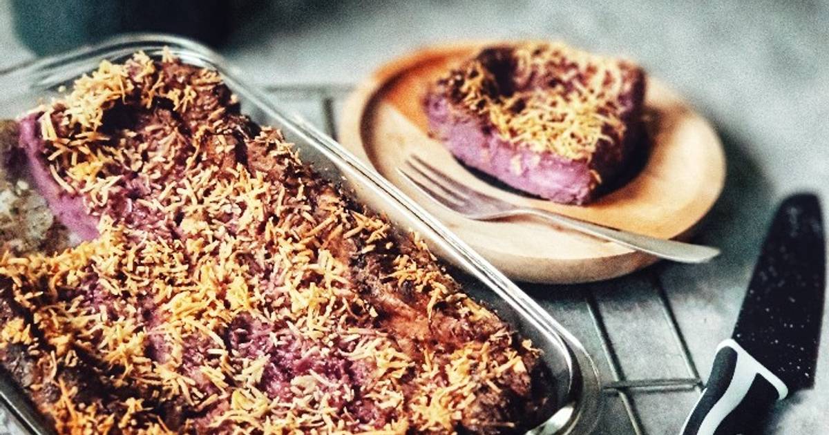 Resep Puding Roti Taro oleh Ikasoerya - Cookpad