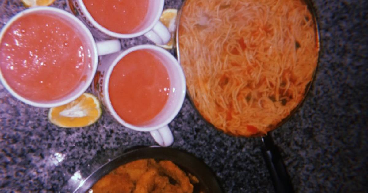 Spaghetti 🍝, fish fillet and blended tomato sauce 🍅 Recipe by Shazzy ...