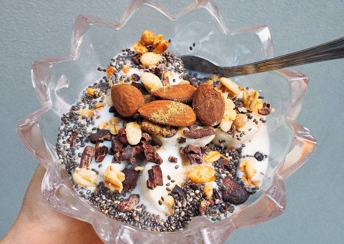 Cách Làm Món 🍧 Greek Yogurt Eat Clean của Ngọc Chiaky ღ - Cookpad