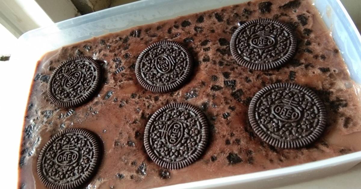 Resep Puding milo susu oreo oleh Buna Baby Z - Cookpad
