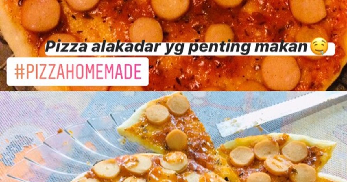 Resep Pizza Home Made Pake Teflon oleh Syaqinah Ananda Z - Cookpad