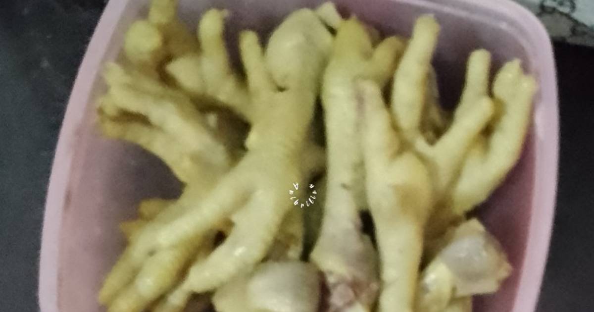 Resep Ceker rebus berbumbu oleh Ani Brilian - Cookpad
