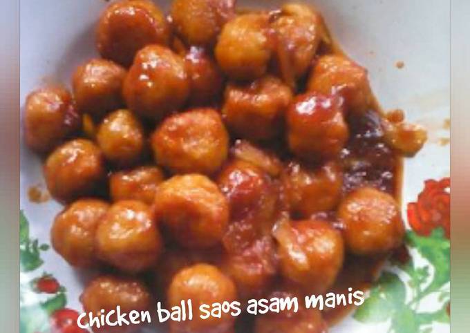 Resep Chicken ball saos asam manis oleh Dapur mba Mer a.ka merna ...