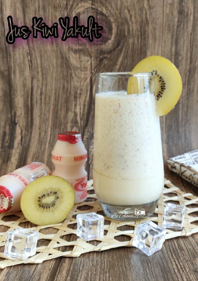 Resep Jus Kiwi Yakult oleh 李安娜💖 - Cookpad