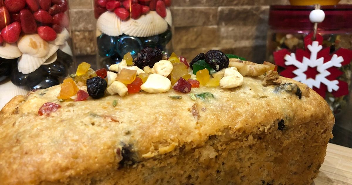 Sooji Atta Fruit Cake (Whole Wheat Rava Fruit Cake) – Christmas Special ...