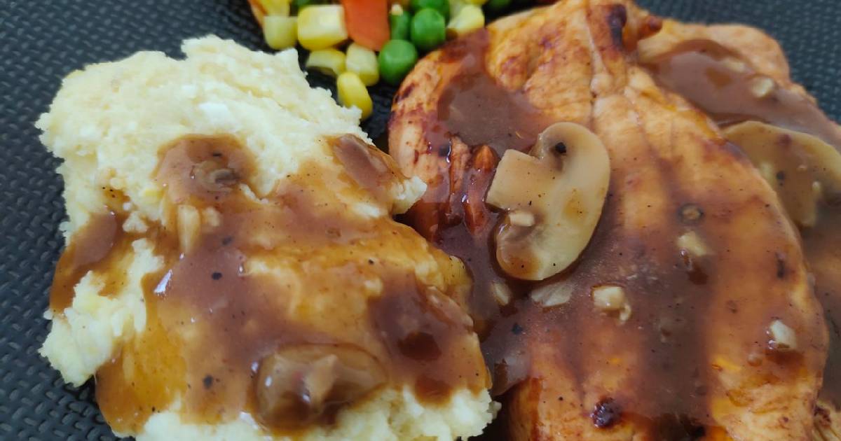 Resep Grill chicken & mash potato ala rumahan oleh Gracia Angeline ...