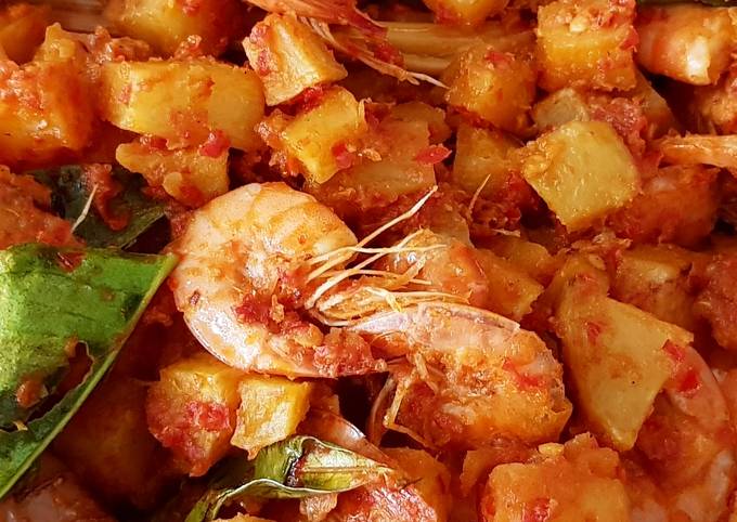 Resep Sambal goreng kentang udang oleh Dapur Mbayu - Cookpad
