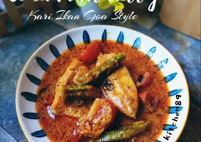 Resipi Kari Ikan Merah Style Goa India / Goan Fish Curry oleh mamy ...