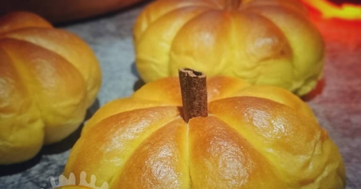 Resep Roti labu /Pumpkin buns oleh Aling Wang - Cookpad