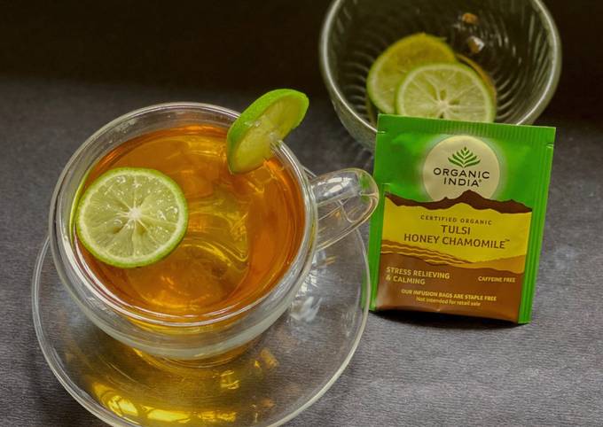 Chamomile Lime Tea Recipe by Madhumita Bishnu - Cookpad