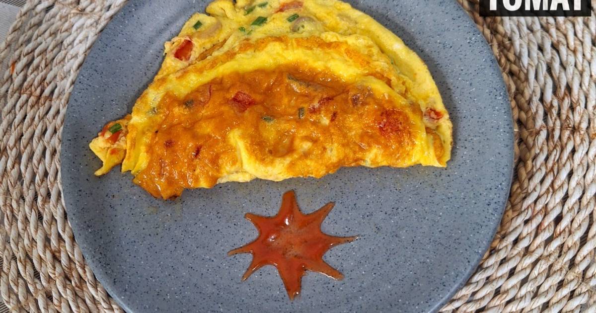 Resep Telur Dadar Tomat oleh Ayu Umha - Cookpad