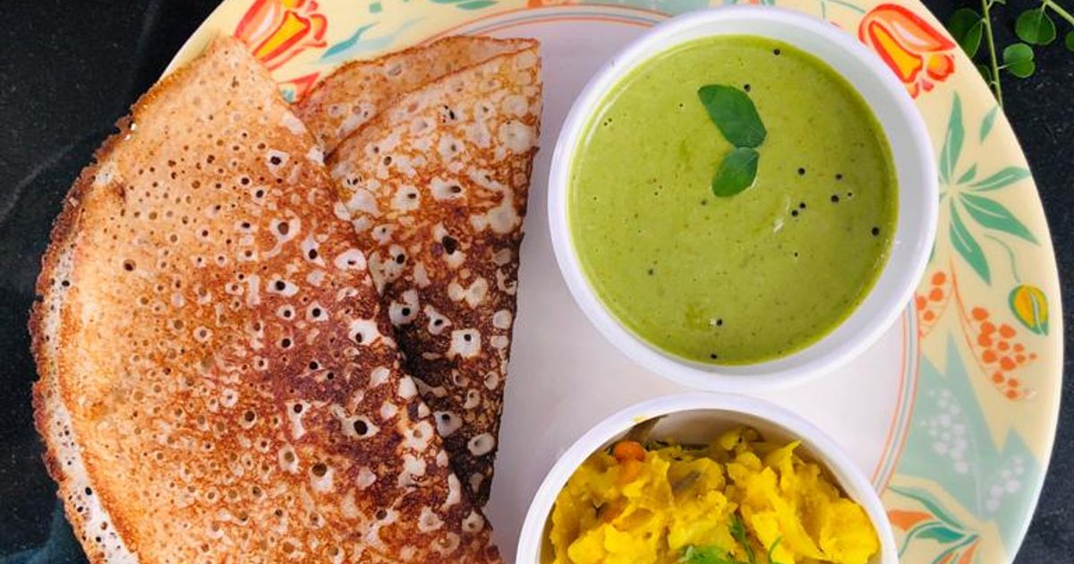 Dosa With Masala And Chutney Recipe by pmp_delights - Cookpad