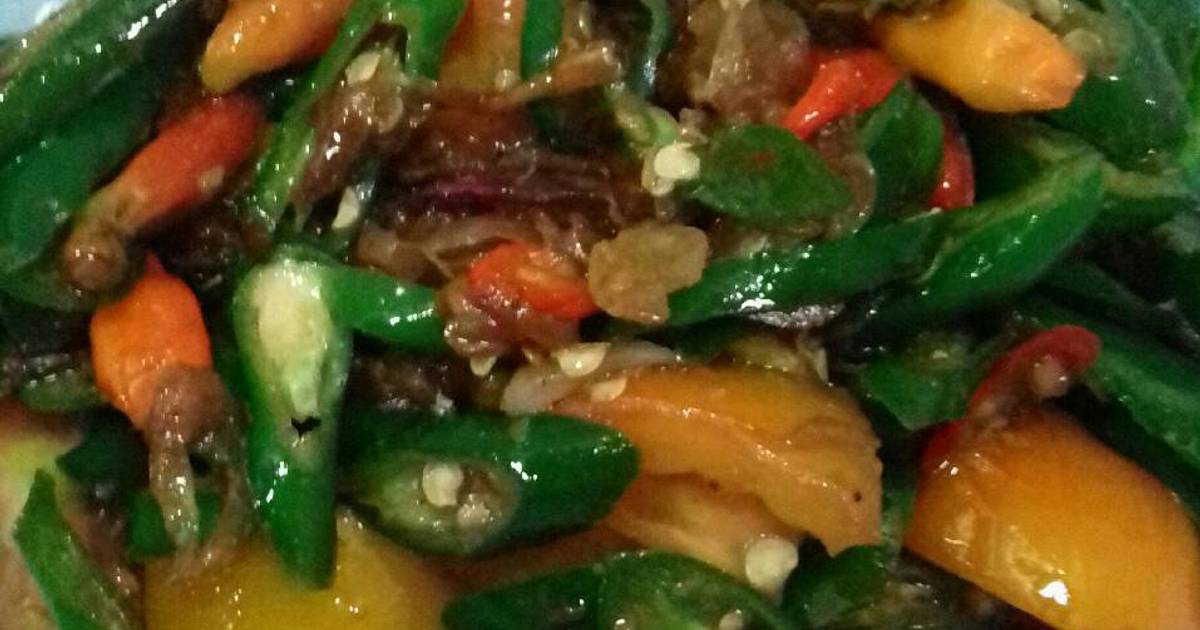 Resep Oseng lombok ijo terasi oleh Ambar Utami - Cookpad