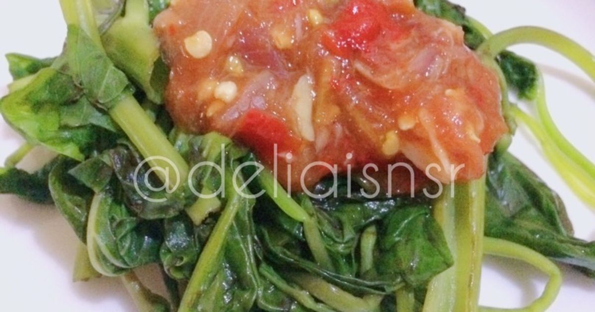 Resep 13. Plecing Kangkung Pemula 🥗 oleh Ala Dilia - Cookpad