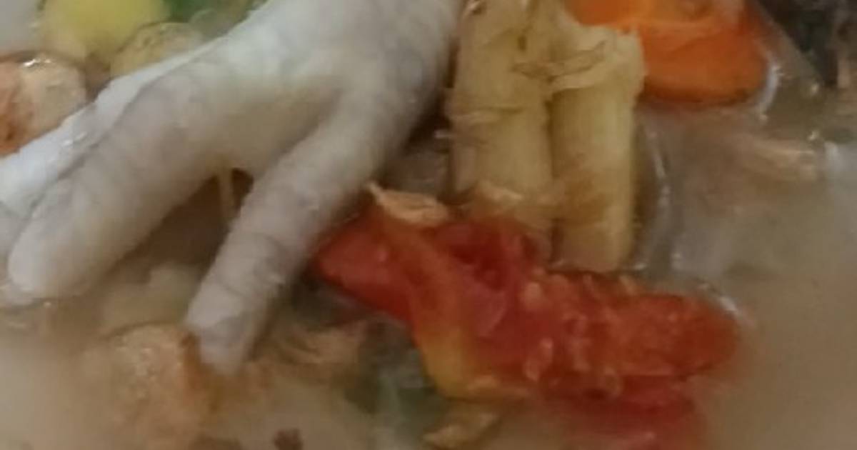 Resep Sup Ceker Ayam Rempah Jahe oleh mldya akbri - Cookpad