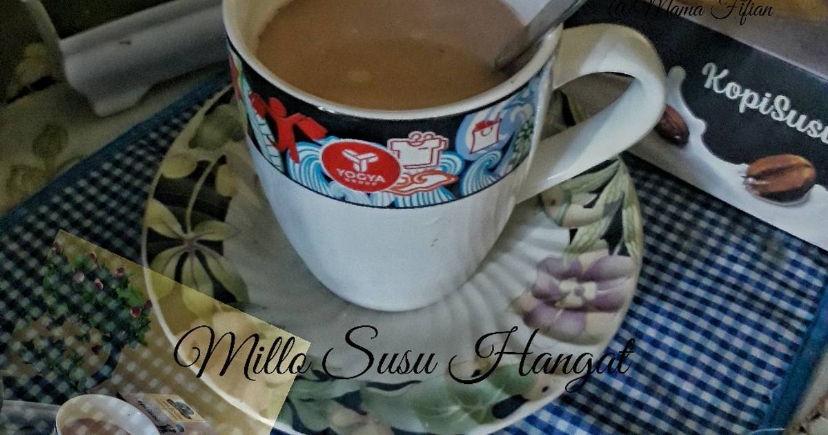 1.118 resep minuman milo hangat enak dan sederhana ala rumahan - Cookpad
