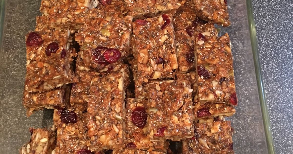 barritas de cereal saludables sin azucar - 91 recetas caseras- Cookpad