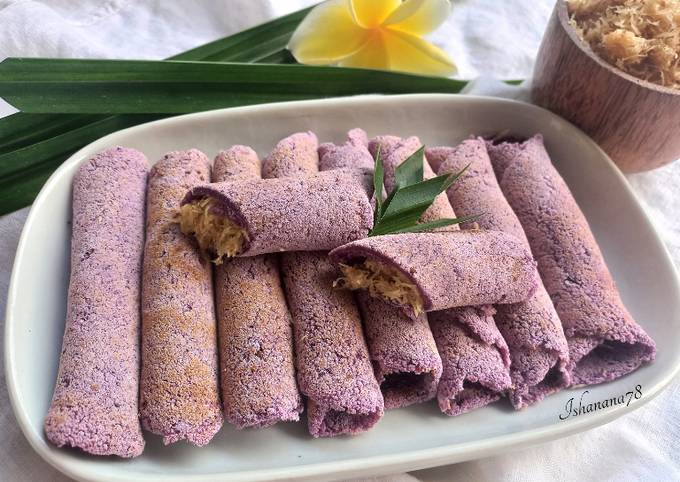 Resep Jaje bendu khas Bali ubi ungu oleh Ima Fatmawati - Cookpad