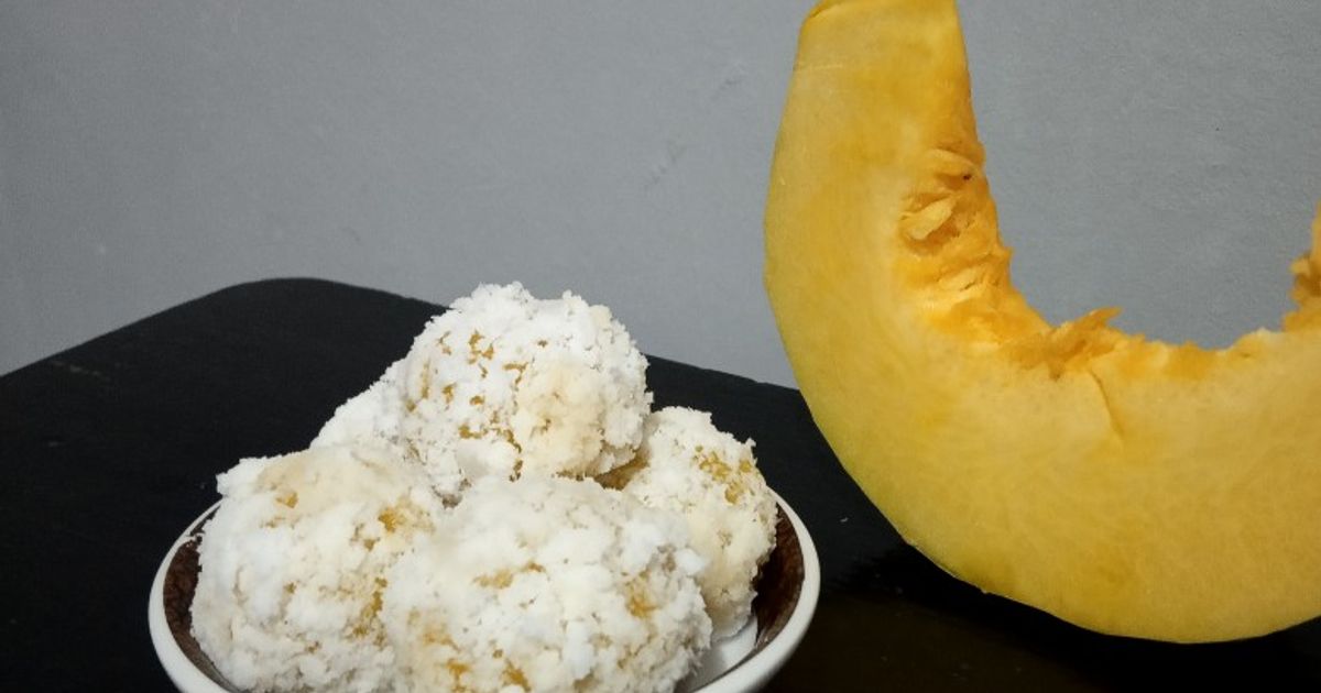 Resep 620) Klepon Waluh (Klepon Labu Parang) oleh Irene MN - Cookpad