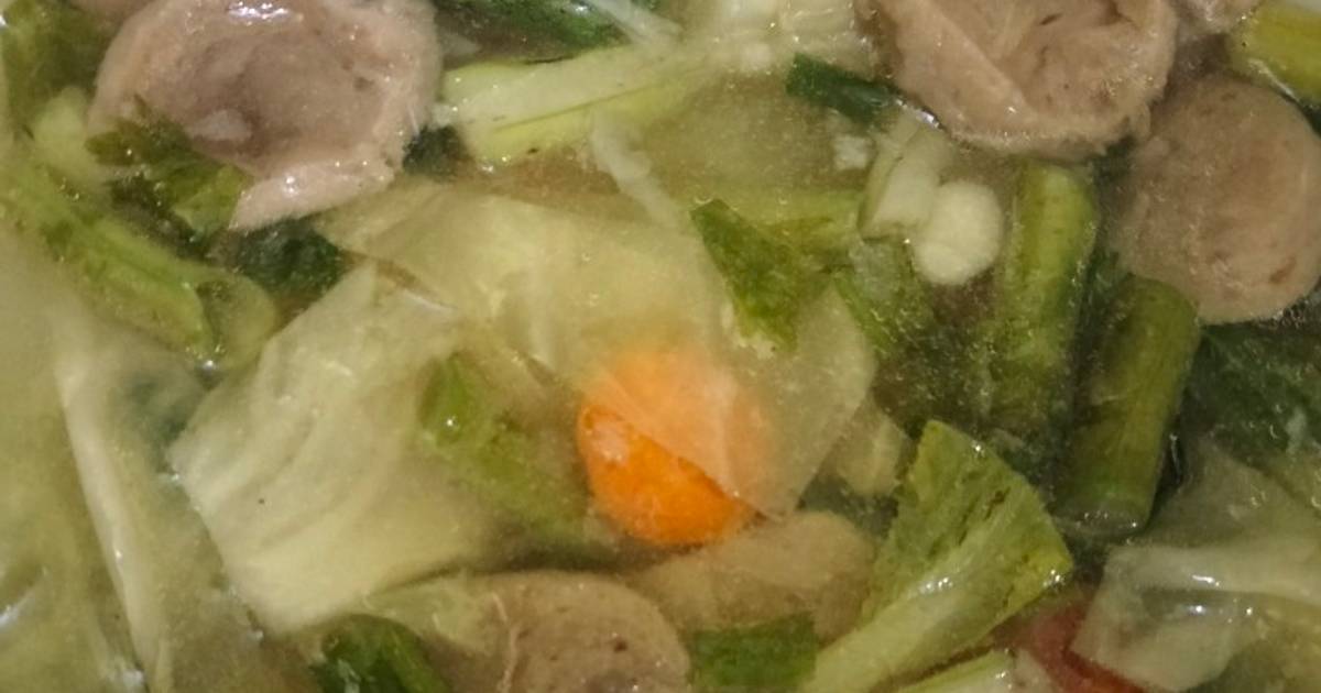 249 resep sayur sop bakso lada ulek enak dan mudah - Cookpad